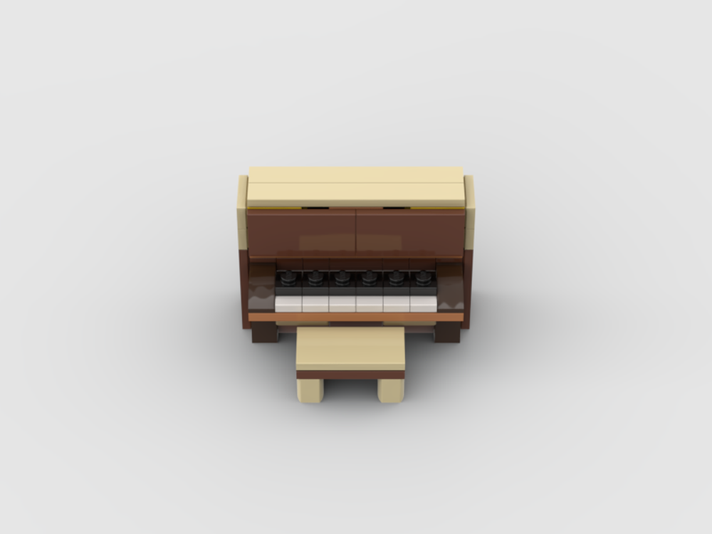 LEGO MOC Upright Piano by The_Gentleman | Rebrickable - Build with LEGO