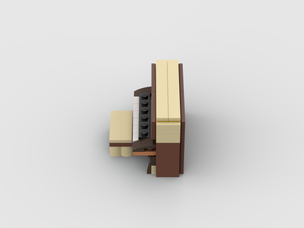 LEGO MOC Upright Piano by The_Gentleman | Rebrickable - Build with LEGO
