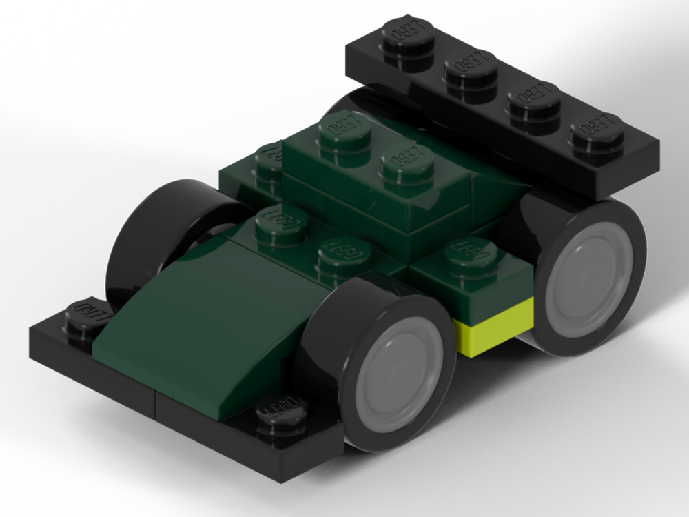 LEGO MOC Smallest drivable Formula 1 car (Aston Martin 2024) with ...
