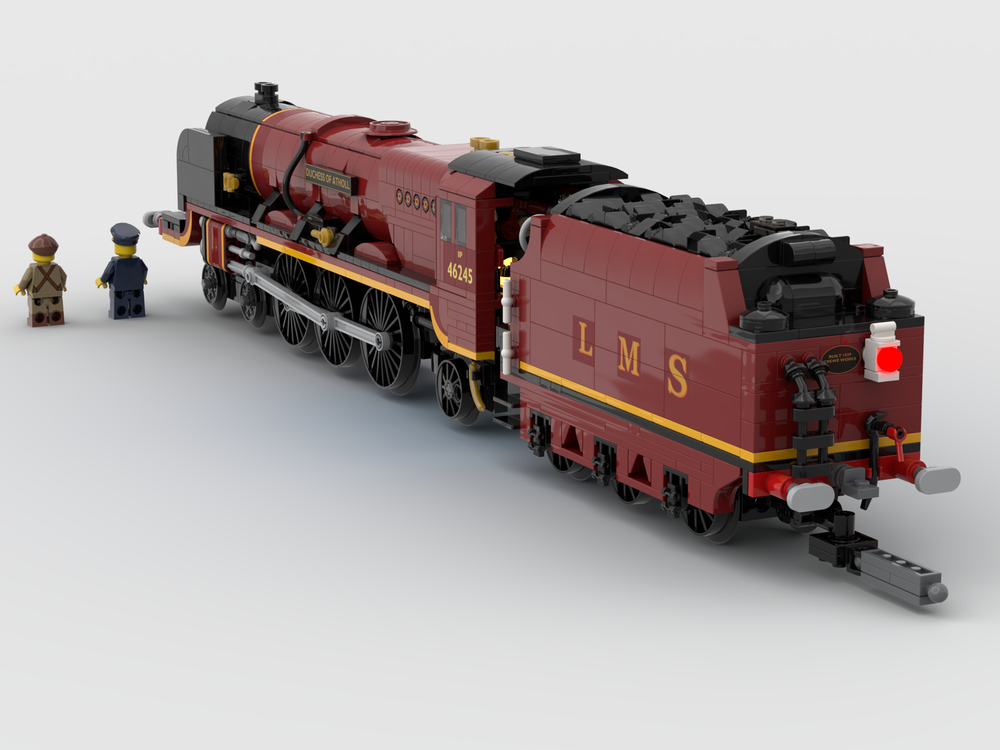 LEGO MOC LMS Unstreamlined Princess Coronation Locomotive. by ...