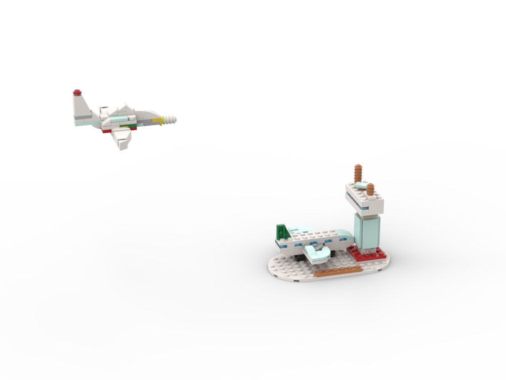 LEGO MOC Airport by P4tp4t | Rebrickable - Build with LEGO