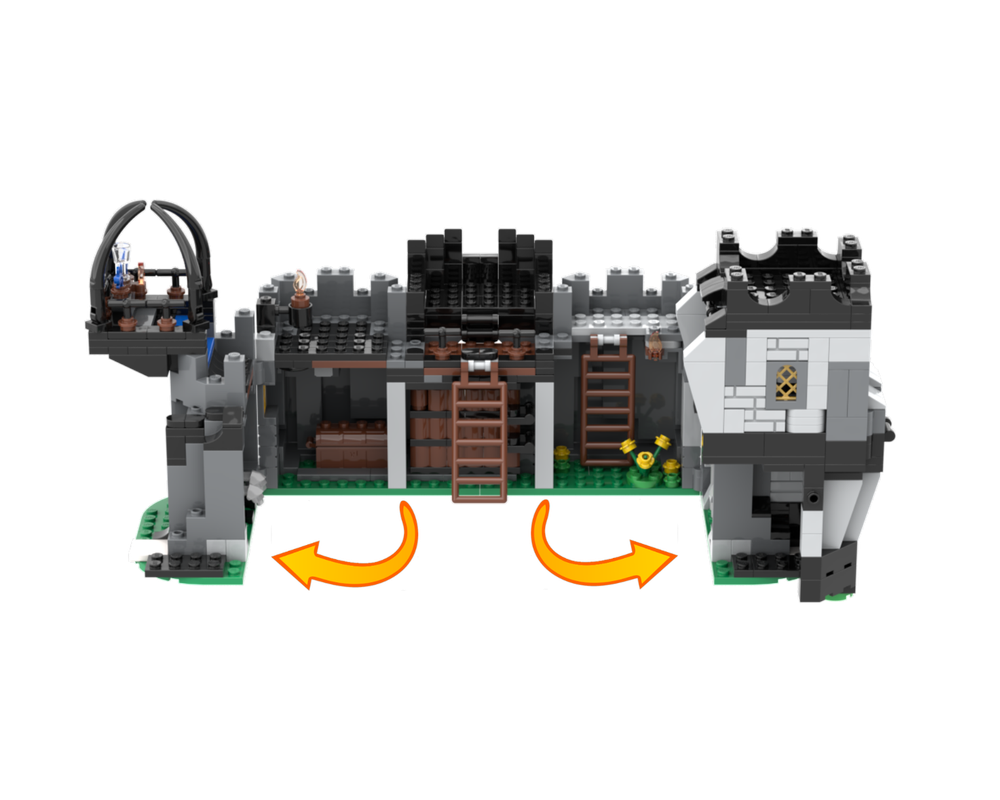 LEGO MOC Jet-black Fortress (40601 x 2 Alternate build) by Hogi_castle ...