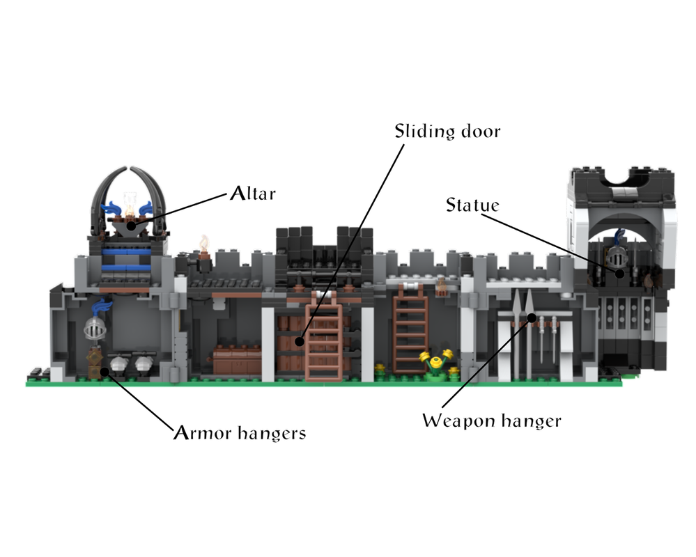 LEGO MOC Jet-black Fortress (40601 x 2 Alternate build) by Hogi_castle ...