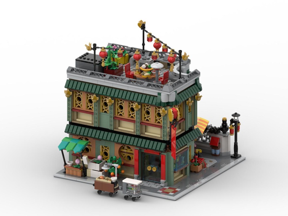 LEGO MOC Chinese Restaurant by Starmix_313 | Rebrickable - Build with LEGO