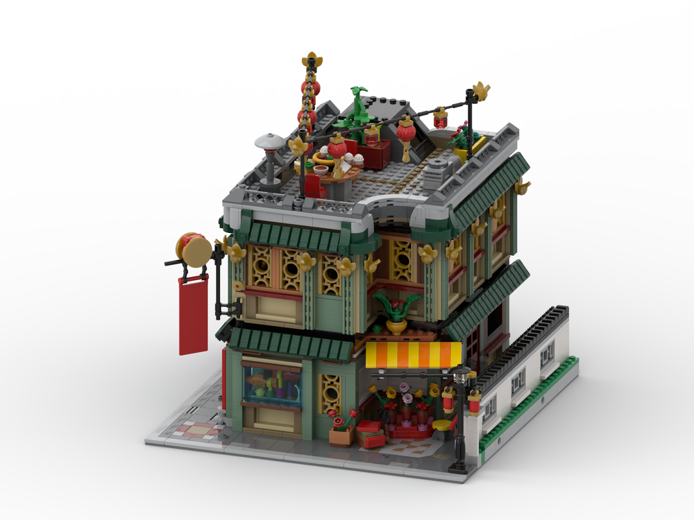 LEGO MOC Chinese Restaurant by Starmix_313 | Rebrickable - Build with LEGO