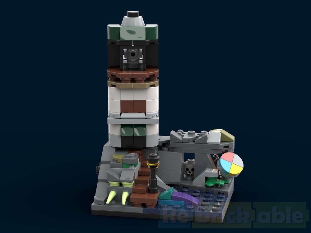 LEGO MOC Miniature Hidden Side Lighthouse of Darkness by ford4thot ...