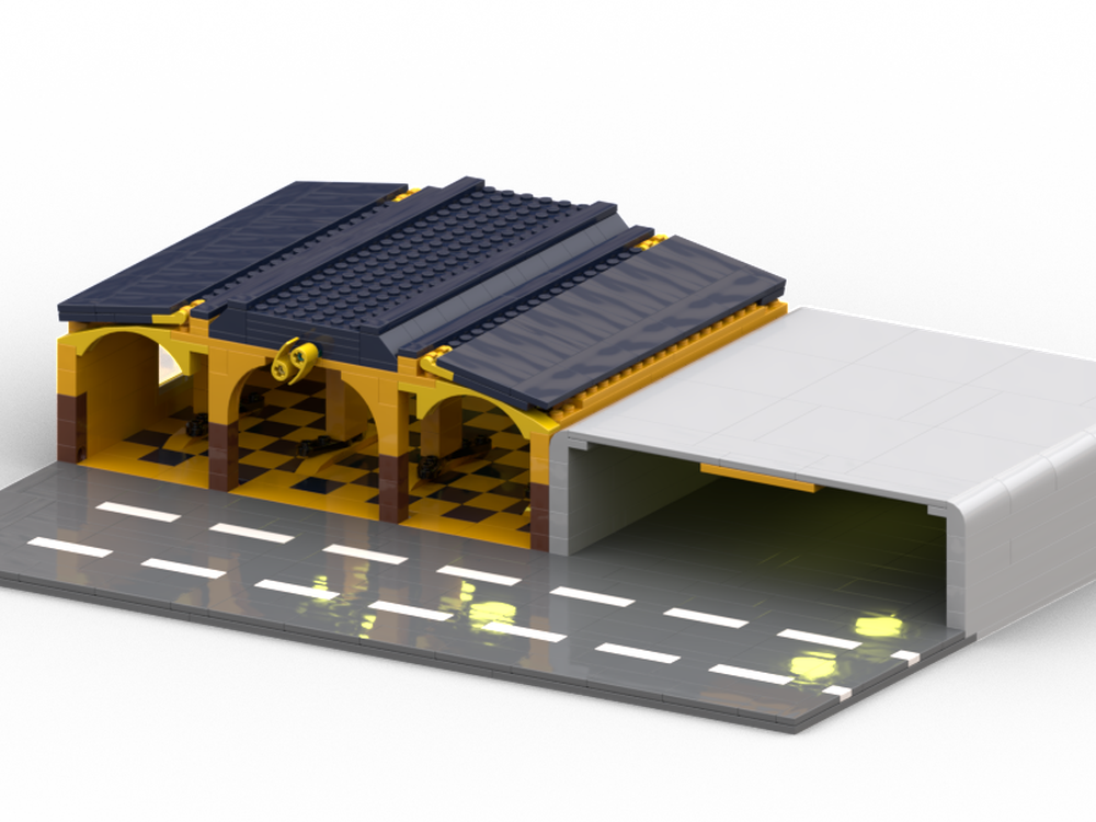 LEGO MOC-182093 Tails’ Workshop- Modular and enlarged (Mechanic’s shop ...