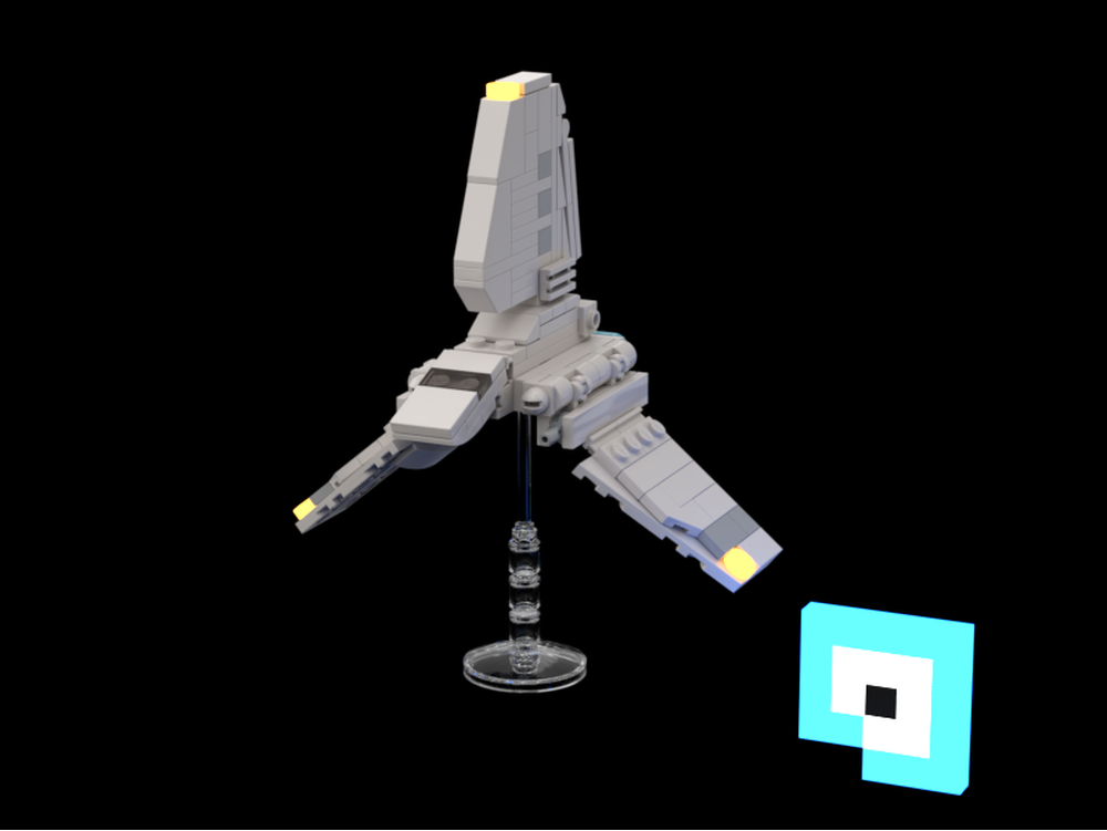 LEGO MOC Microscale Lambda-class T-4a imperial shuttle by NoParadise ...