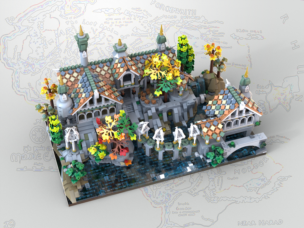 LEGO MOC-182098 Rivendell Mini by Fanpeixi | Rebrickable - Build with LEGO