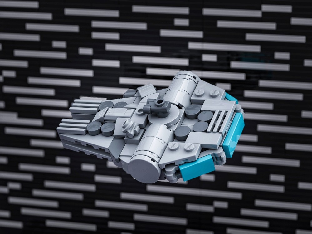 LEGO MOC Micro Falcon by Darksidedaddyvader | Rebrickable - Build with LEGO