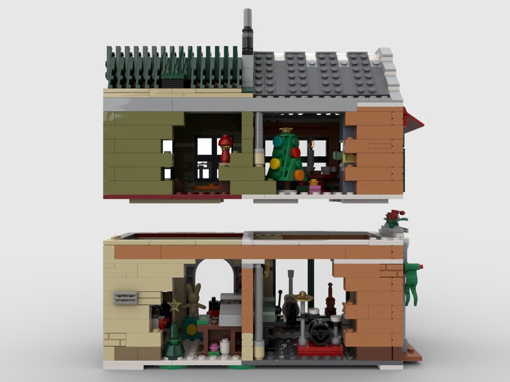 LEGO MOC Holiday Street Corner by Brinx | Rebrickable - Build with LEGO