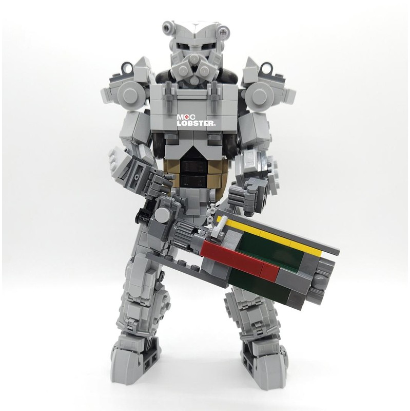 LEGO MOC Fallout: BoS T-60 Power Armor by Moc_Lobster | Rebrickable ...