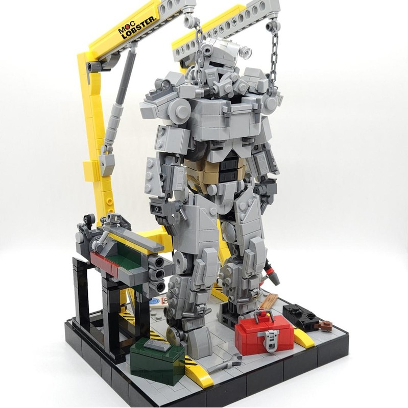 LEGO MOC Fallout: BoS T-60 Power Armor by Moc_Lobster | Rebrickable - Build with LEGO