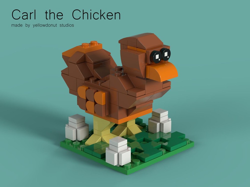 LEGO MOC Carl the Chicken by YellowDonut | Rebrickable - Build with LEGO