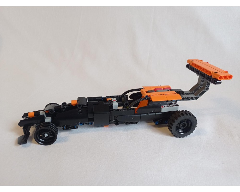 LEGO MOC Dragster 42166 Alternative by ErikGS | Rebrickable - Build ...