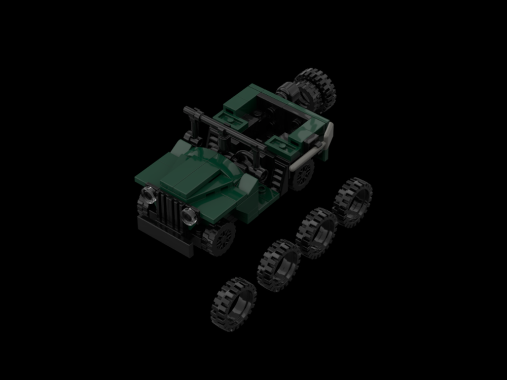 LEGO MOC GAZ-67 by roma_raptor | Rebrickable - Build with LEGO