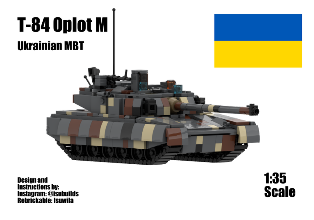 LEGO MOC T-84 Oplot M by Isubuilds | Rebrickable - Build with LEGO