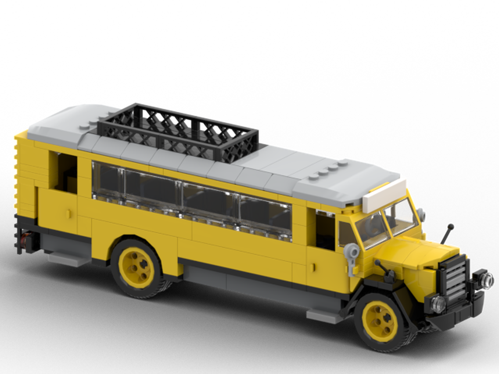 LEGO MOC Historic post bus by DJP760 | Rebrickable - Build with LEGO