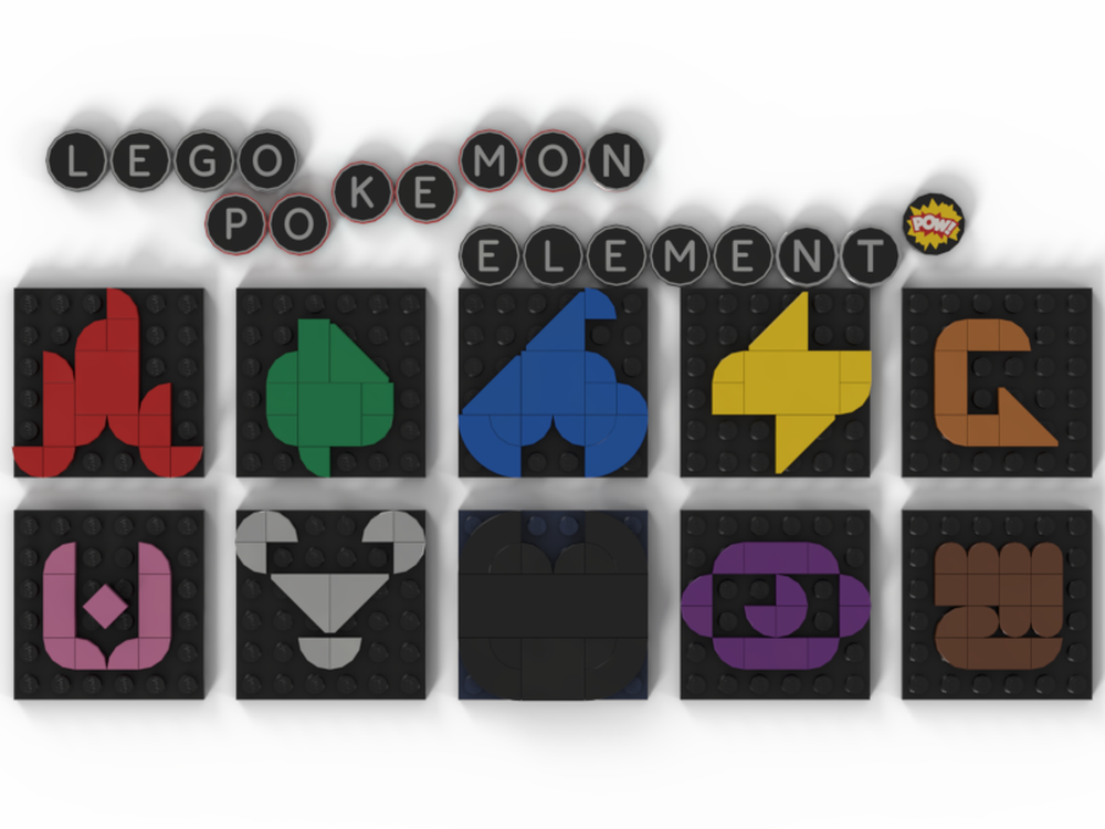 LEGO MOC LEGO pokemon card elements by trky.JRKy | Rebrickable - Build ...