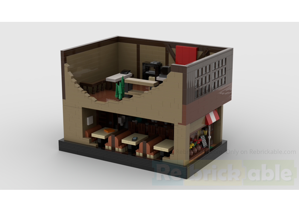 LEGO MOC-182270 Cafe Leblanc Attic - Persona 5 by GoldengamerLego ...