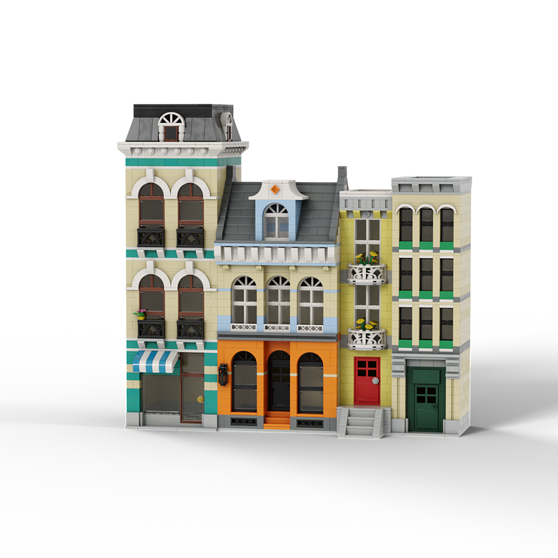 LEGO MOC Street view by xiaowang | Rebrickable - Build with LEGO