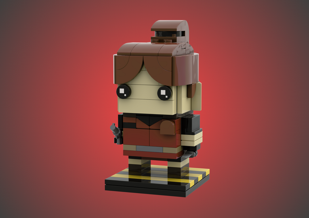 LEGO MOC Claire Redfield by RetroBrix | Rebrickable - Build with LEGO