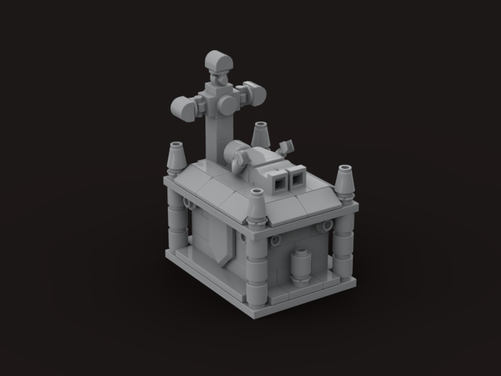 LEGO MOC tomb effigy by panda.brique | Rebrickable - Build with LEGO
