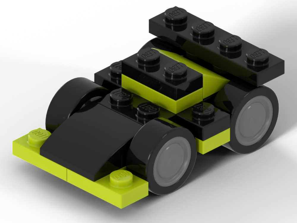 Lego Moc Smallest Drivable Formula 1 Car Stake Sauber 2024 With Rubber Tyres By Matlegaming