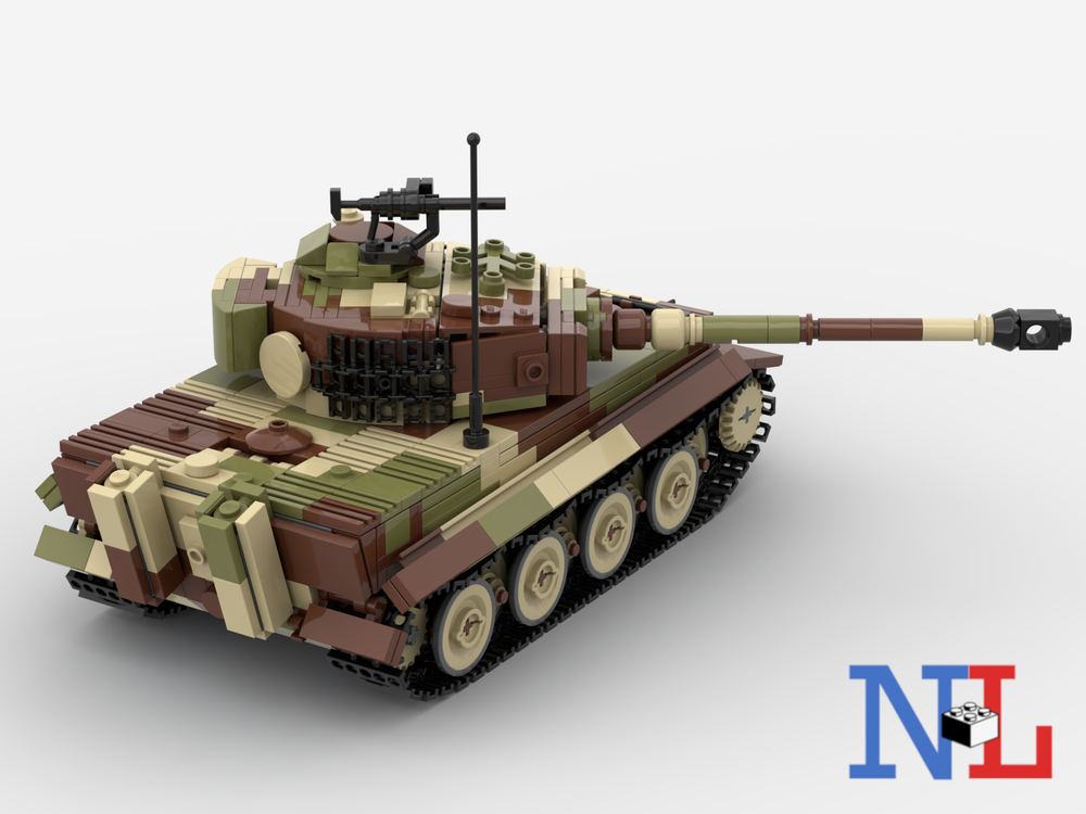 LEGO MOC WW2 Tiger E German Tank V2 Ambush by NLBricks | Rebrickable ...