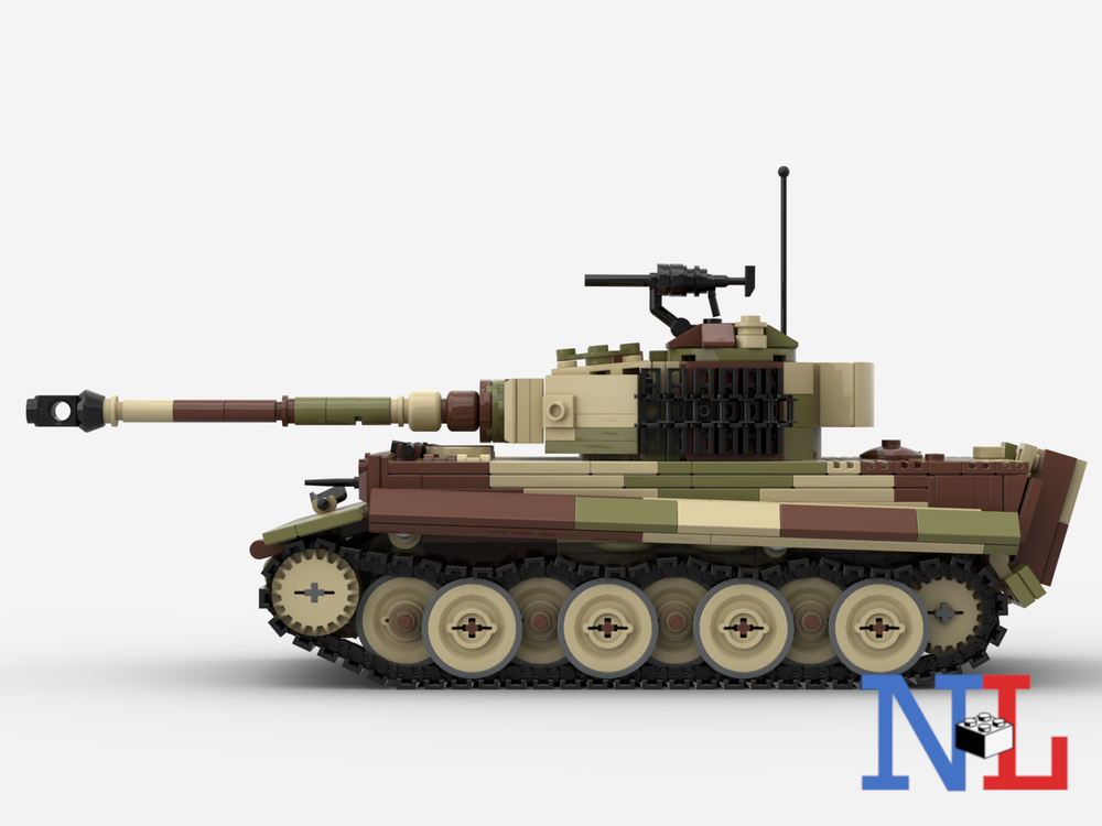 LEGO MOC WW2 Tiger E German Tank V2 Ambush by NLBricks | Rebrickable ...