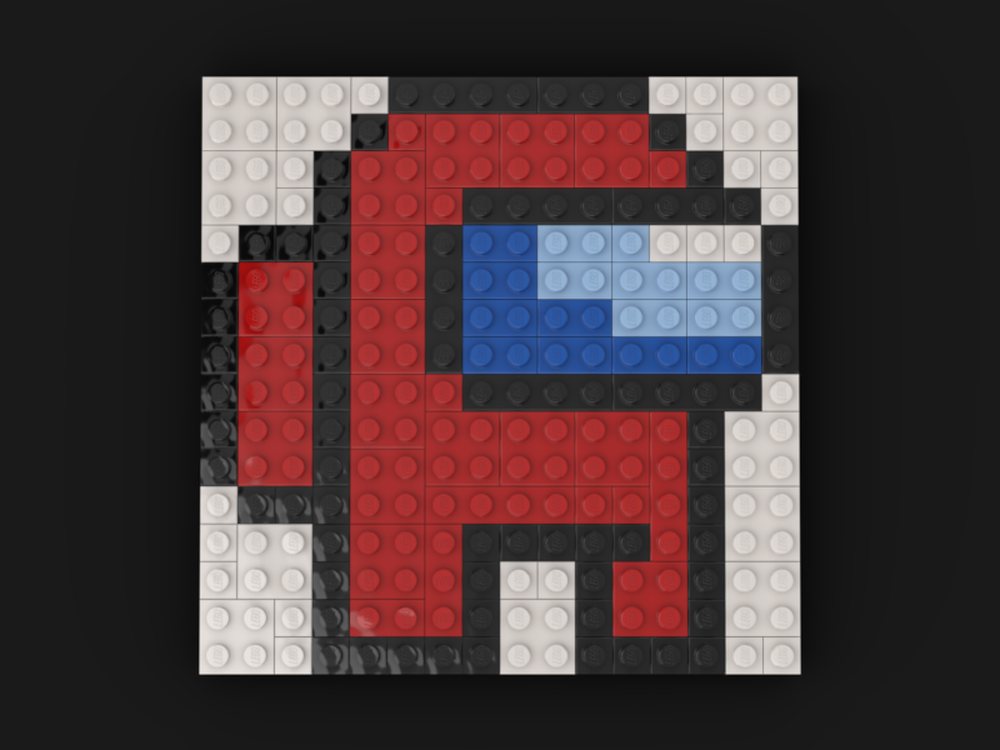 LEGO MOC Red Among Us by NorwegianTater | Rebrickable - Build with LEGO