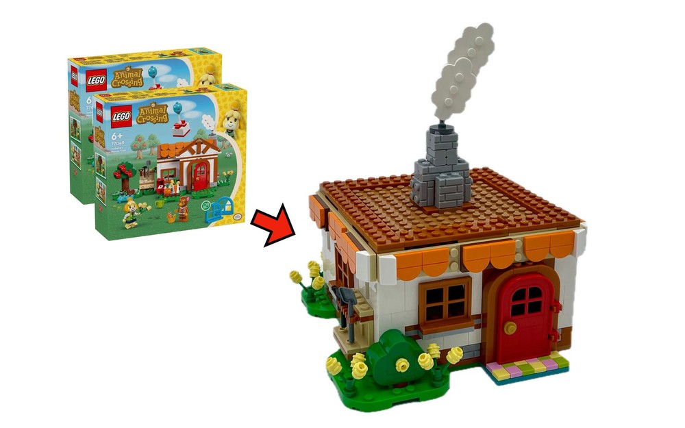 LEGO MOC 77049 Isabell's House Visit x2 - Cottage Alternate by ZTBricks | Rebrickable - Build ...