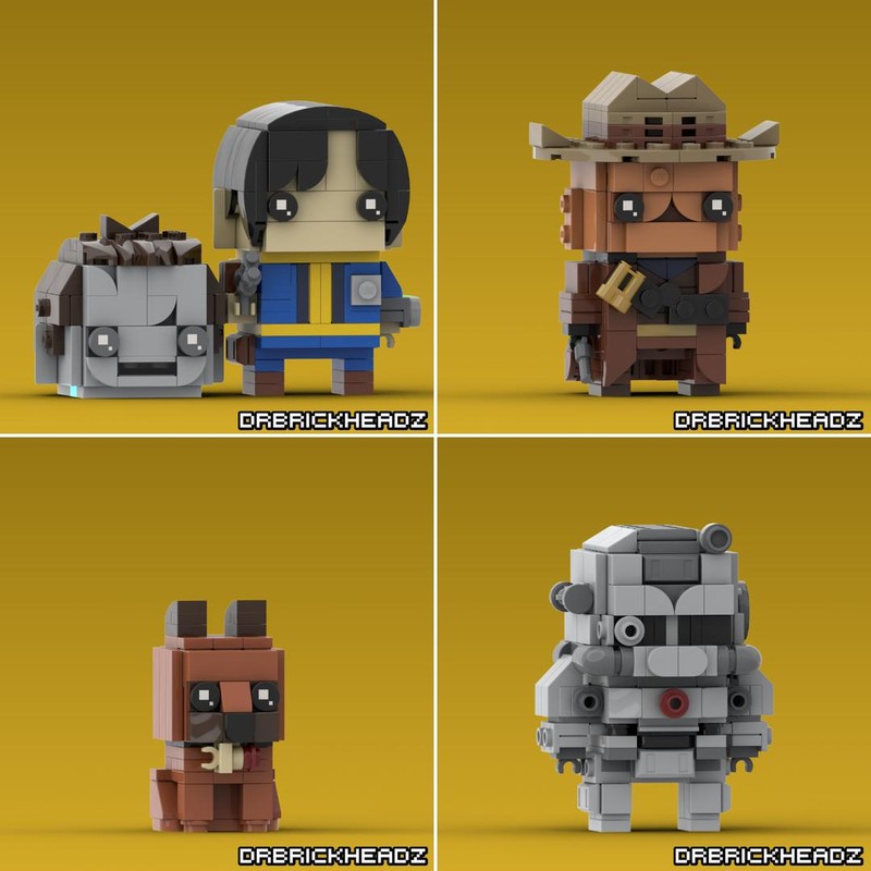 LEGO MOC Prime Video's "Fallout" Brickheadz Bundle by DrBrickheadz ...
