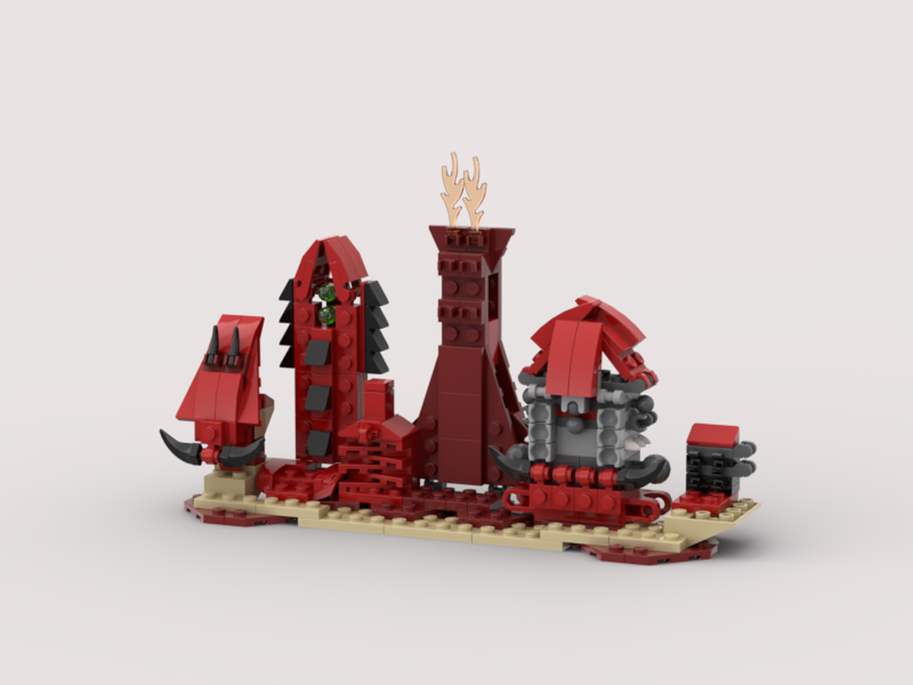 LEGO MOC 31032 Red Cityscape by Legoivo | Rebrickable - Build with LEGO