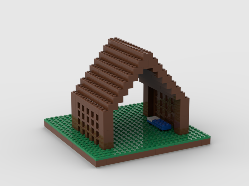 LEGO MOC Minecraft cabin in plains biome by brick_bro | Rebrickable ...