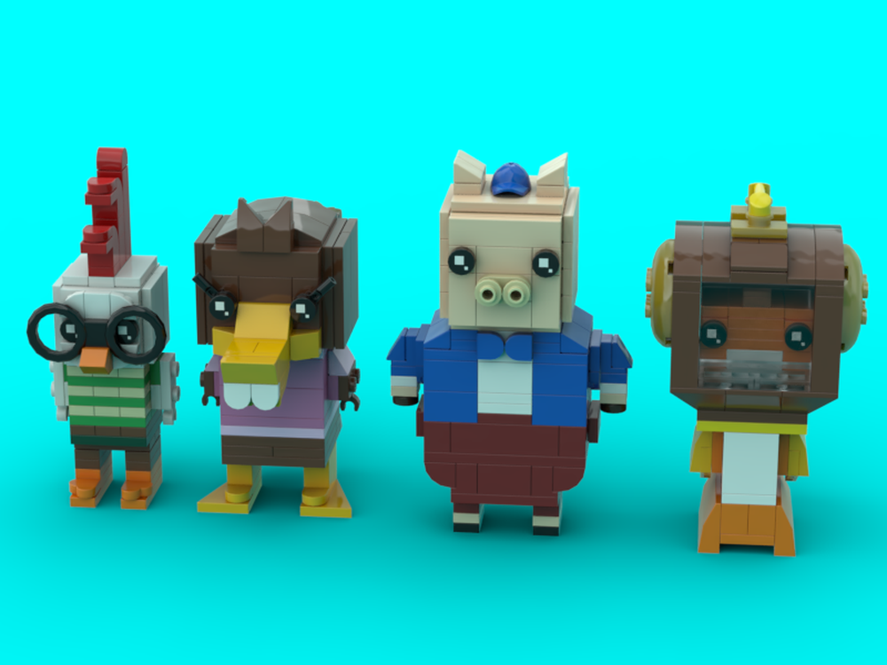 LEGO MOC Chicken Little Brickheadz by Pikminfan67 | Rebrickable - Build ...