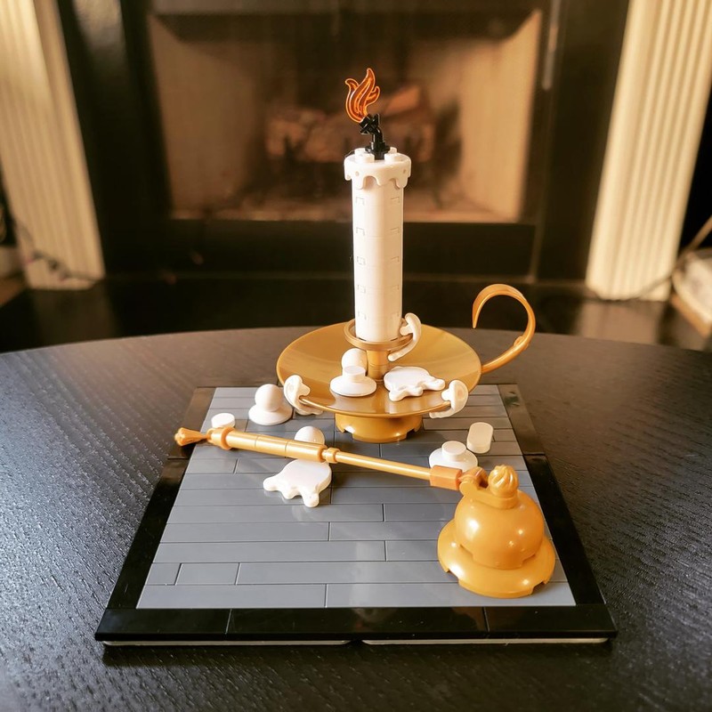 LEGO MOC Chamberstick and Snuffer by naatkins | Rebrickable - Build ...