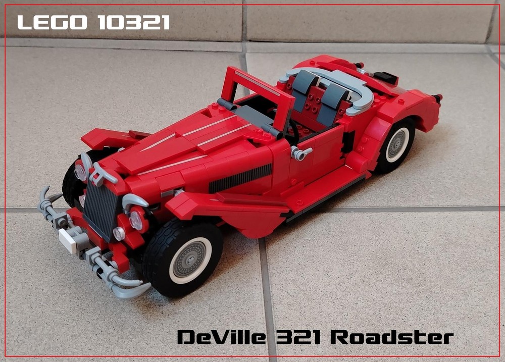 LEGO MOC 10321 DeVille 321 Roadster by Kirvet | Rebrickable - Build ...