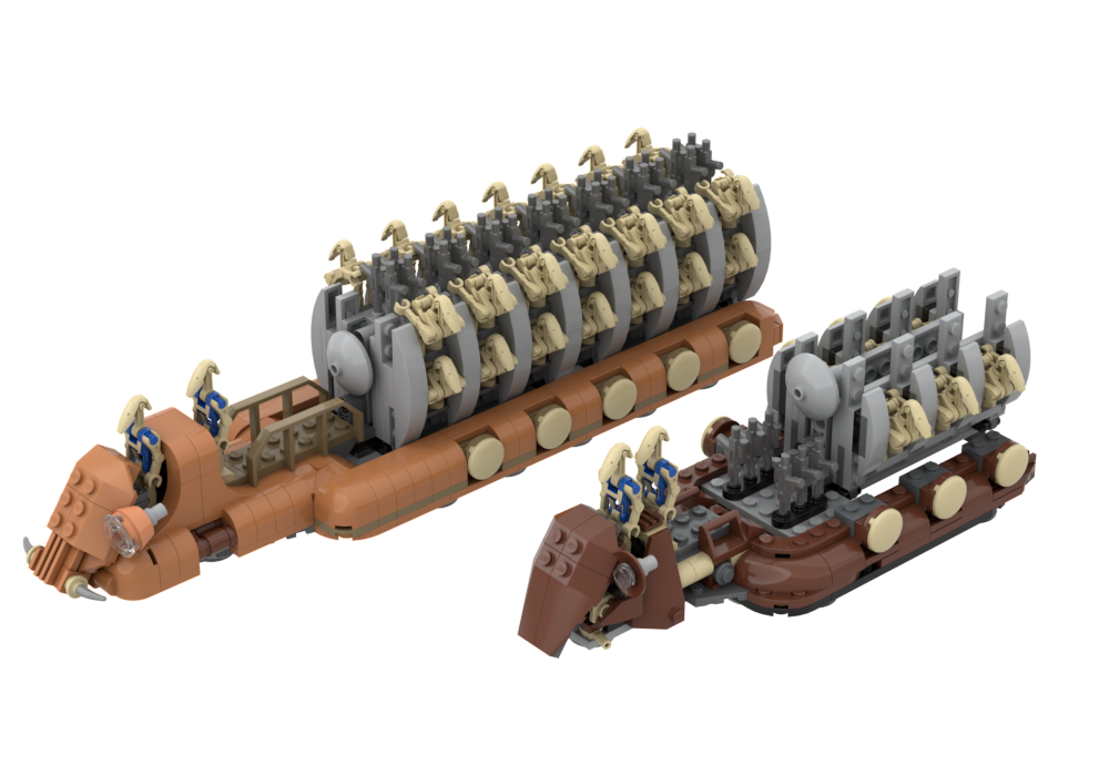 LEGO MOC Trade Federation Troop Carrier (Platoon Attack Craft) by ...