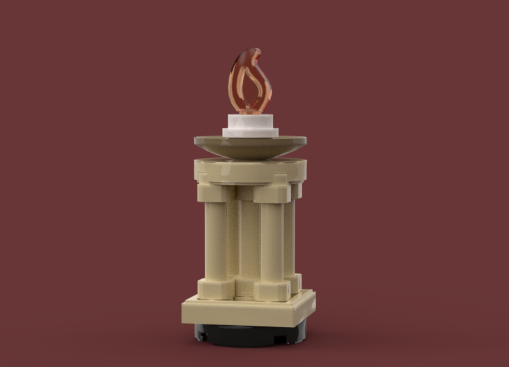 LEGO MOC Medieval stone torch by Gus Brick Universe | Rebrickable ...