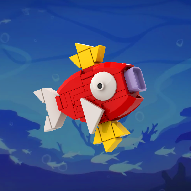 LEGO MOC Pokemon #129 Magikarp by Redverse | Rebrickable - Build with LEGO
