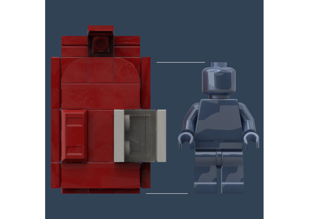 Lego Moc Nuka Cola Fridge Fallout Game By Mfan8 Rebrickable