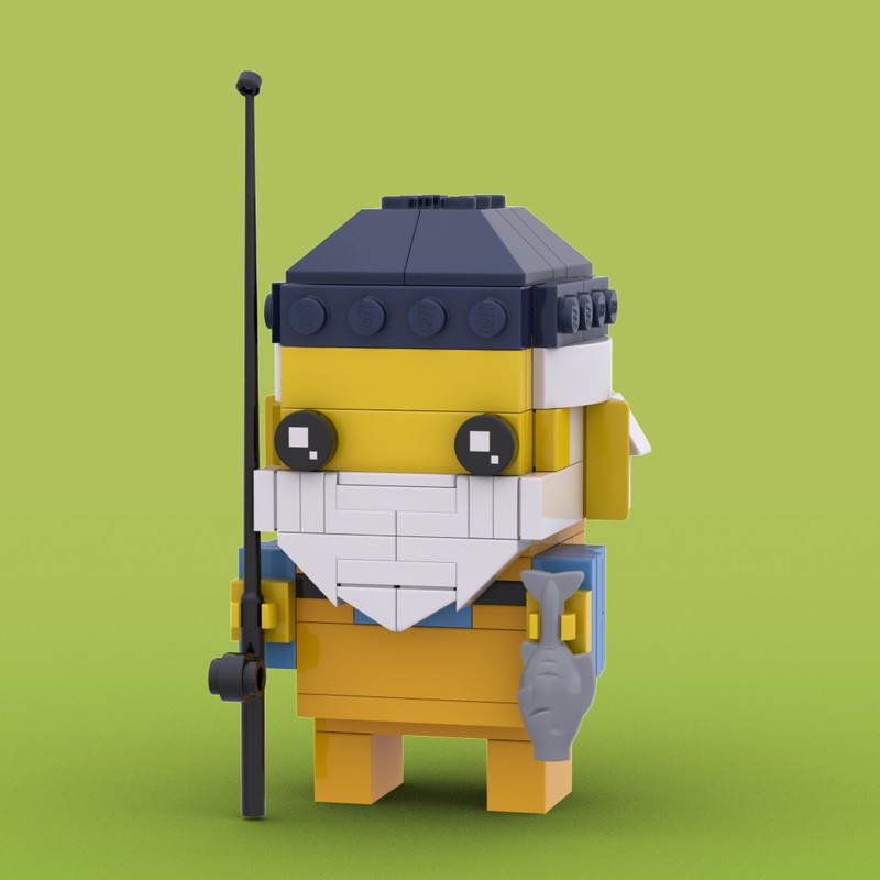 LEGO MOC Fisherman by SkyCaptain | Rebrickable - Build with LEGO
