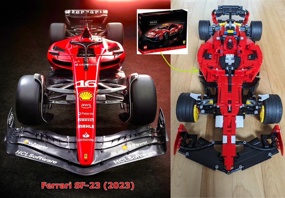 LEGO MOC SF-23 Ferrari F1 Alternate for LEGO 42125 by moizzz69 ...