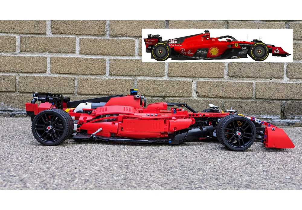LEGO MOC SF-23 Ferrari F1 Alternate for LEGO 42125 by moizzz69 ...