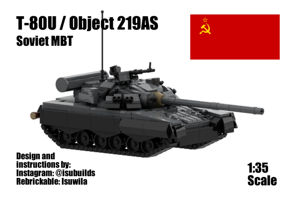 LEGO MOC T-80U by Isubuilds | Rebrickable - Build with LEGO