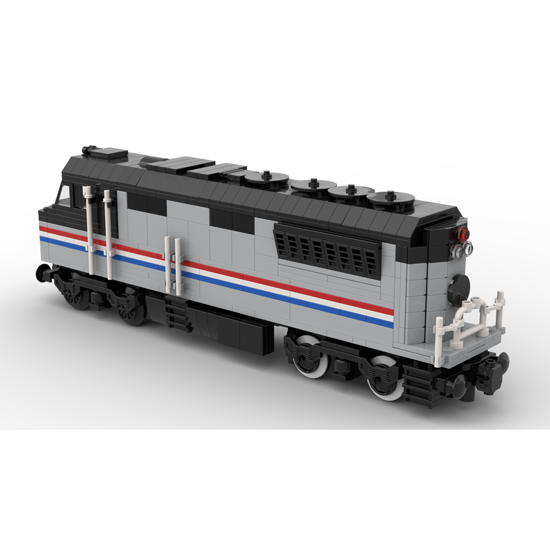LEGO MOC Amtrak diesel locomotive with PF control by josszo ...