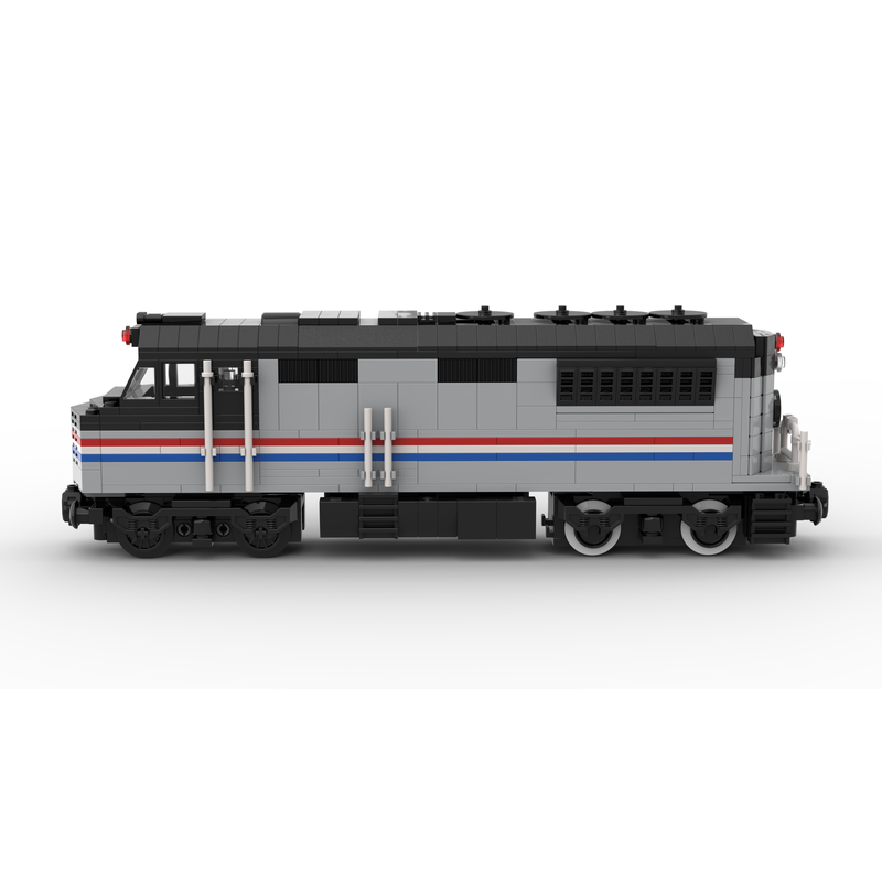 LEGO MOC Amtrak diesel locomotive with PF control by josszo ...
