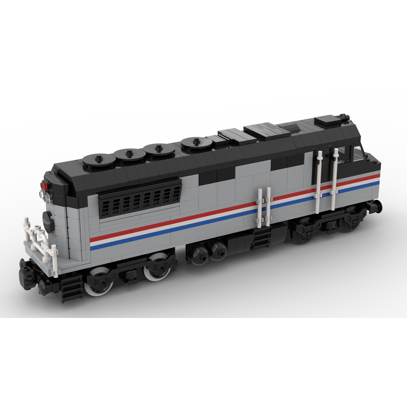 LEGO MOC Amtrak diesel locomotive with PF control by josszo ...