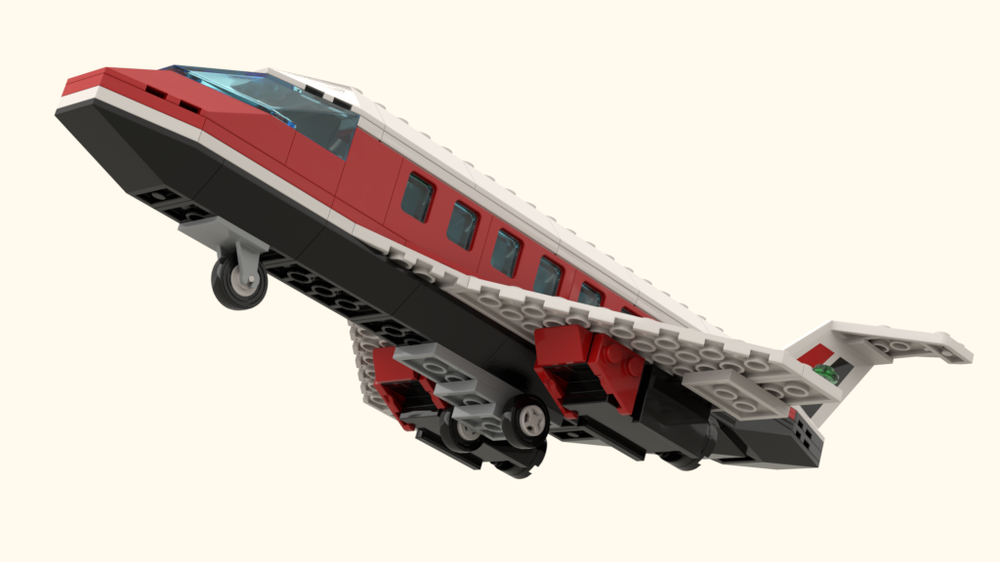 LEGO MOC 80's Style Supersonic Business Jet (Bizjet) by Shturmovik ...